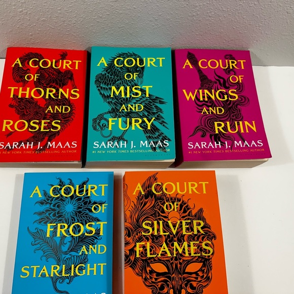 Accents | Sarah J Maas 5 Books Collection Set A Court Of Thorns And Roses Series | Poshmark